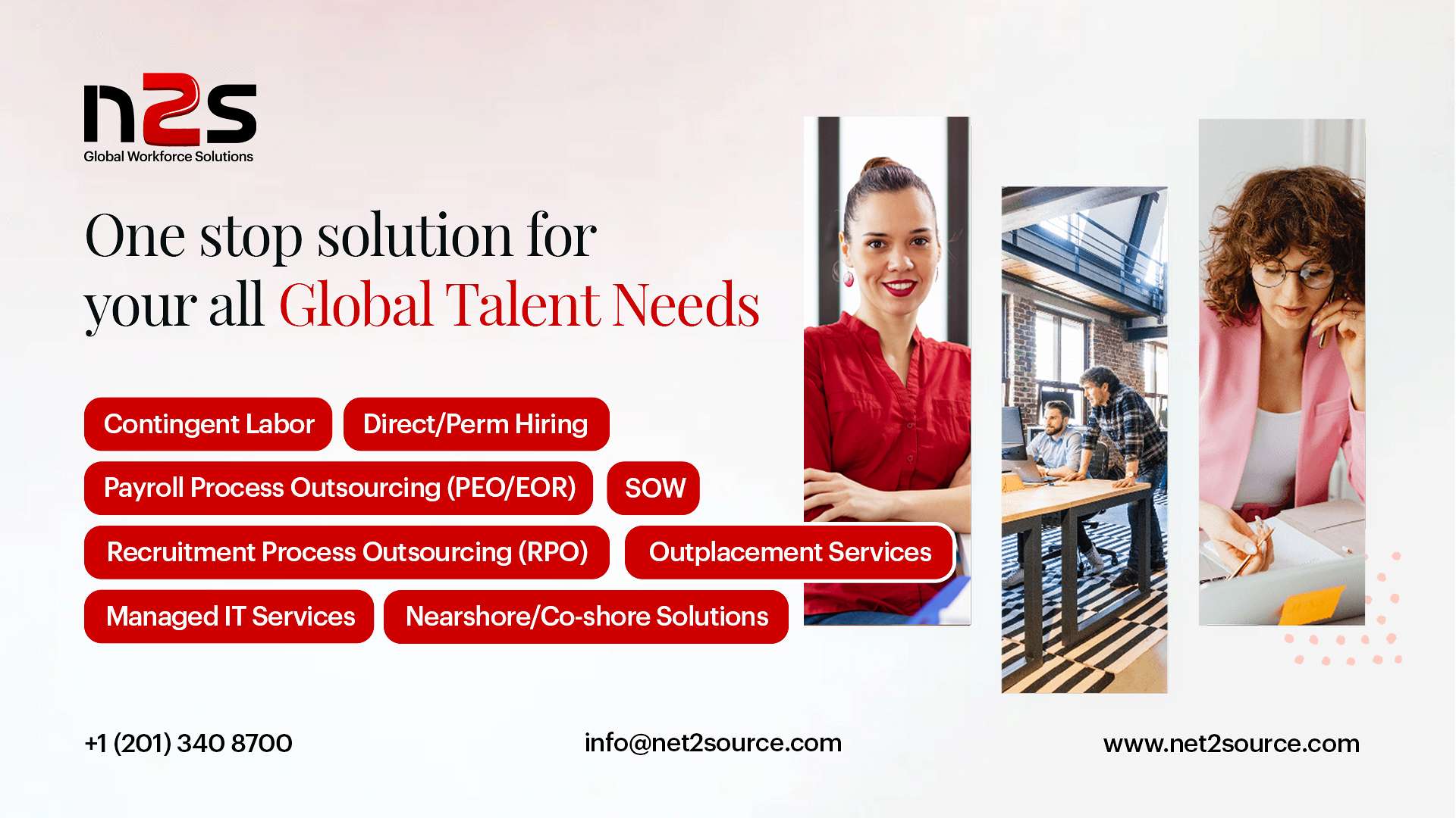 Net2Source (N2S) Global Presence | Delivering Workforce & Payroll Solutions